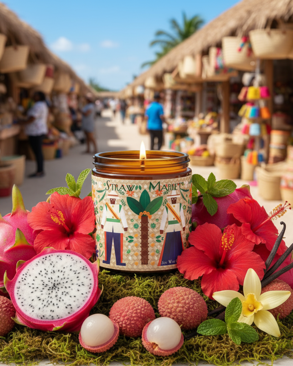 Straw Market 8 oz Soy Wax Candle – Haus of Assembly